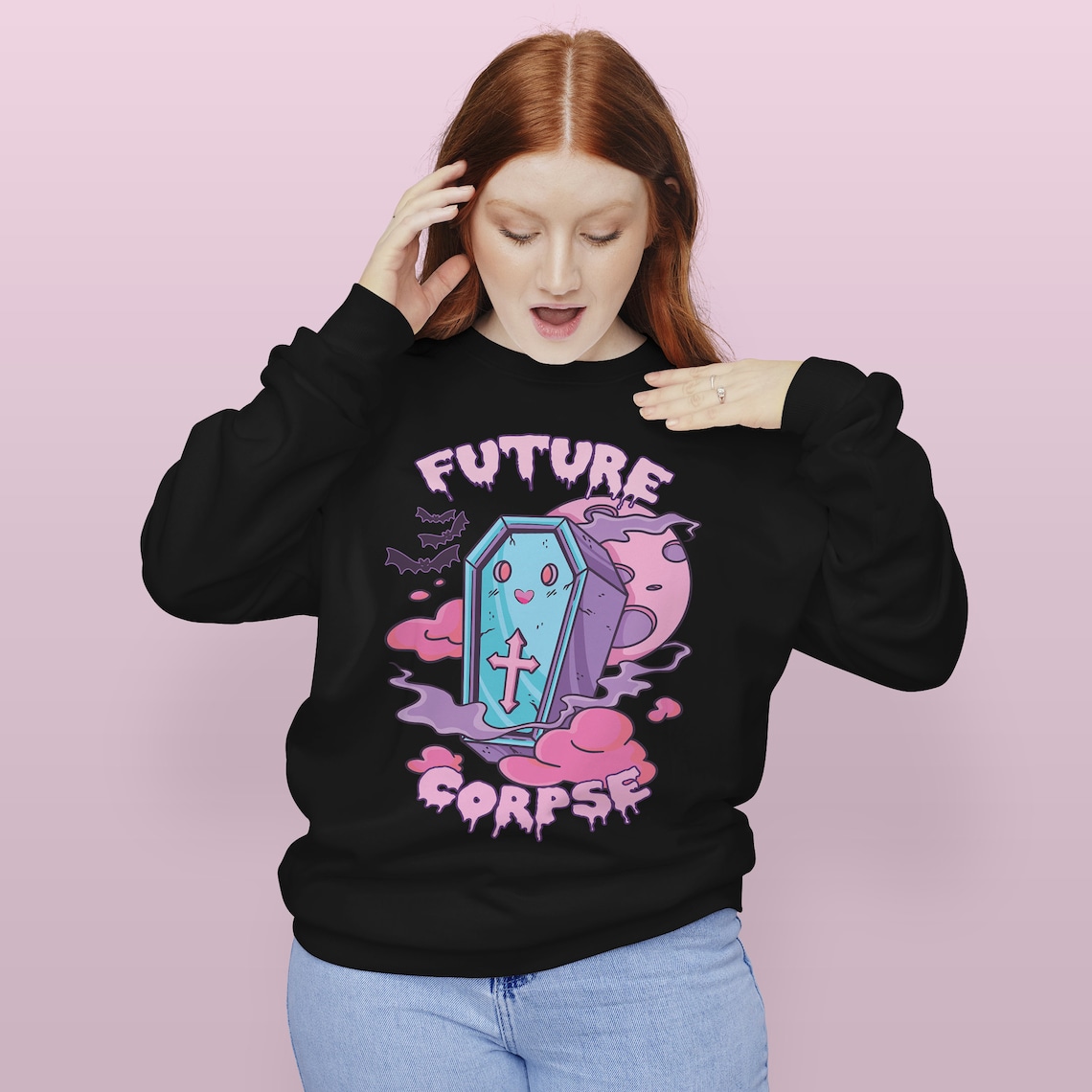 Pastel Goth Coffin Future Corpse Shirt Yami Kawaii Fairy - Etsy