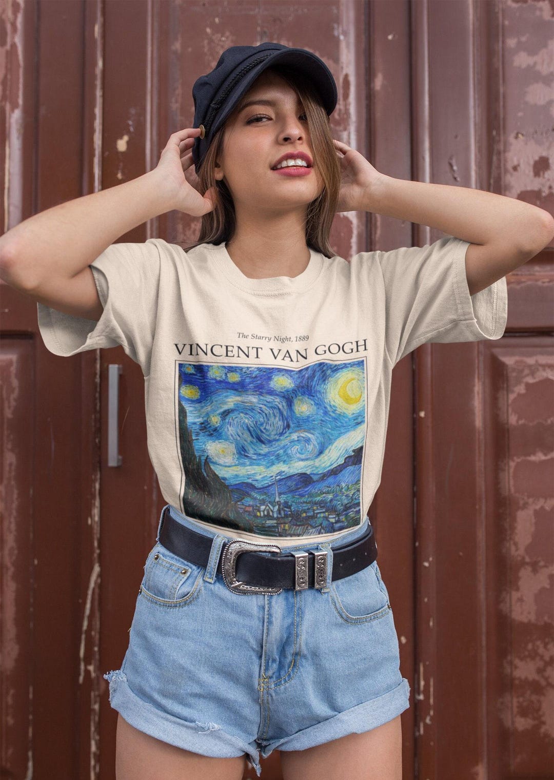 Van Gogh Starry Nigh History Shirt, Grunge Aesthetic Vincent Van Gogh ...