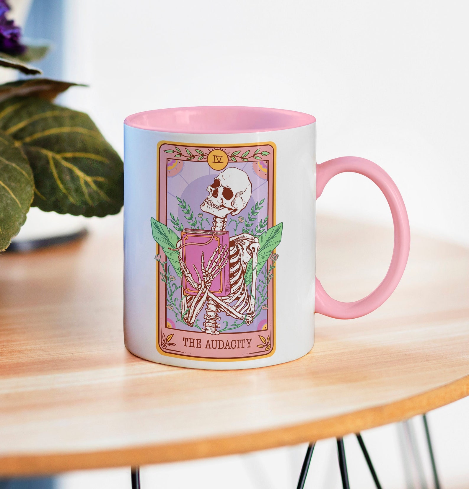 The Audacity Tarot Card Mug, Tarot Mug, Cottagecore Gift, Witchy Mug ...