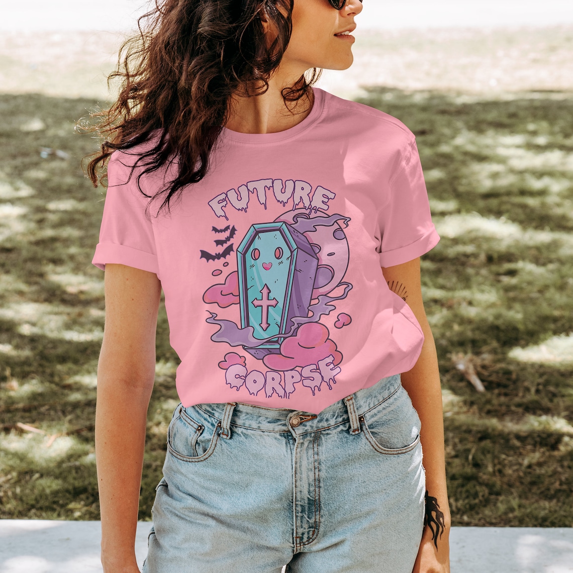 Pastel Goth Coffin Future Corpse Shirt Yami Kawaii Fairy - Etsy