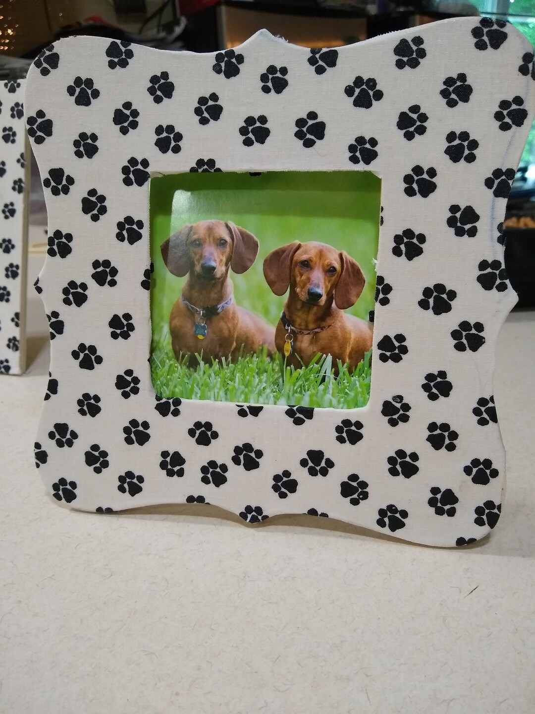 Paw Print Picture Frame - Etsy