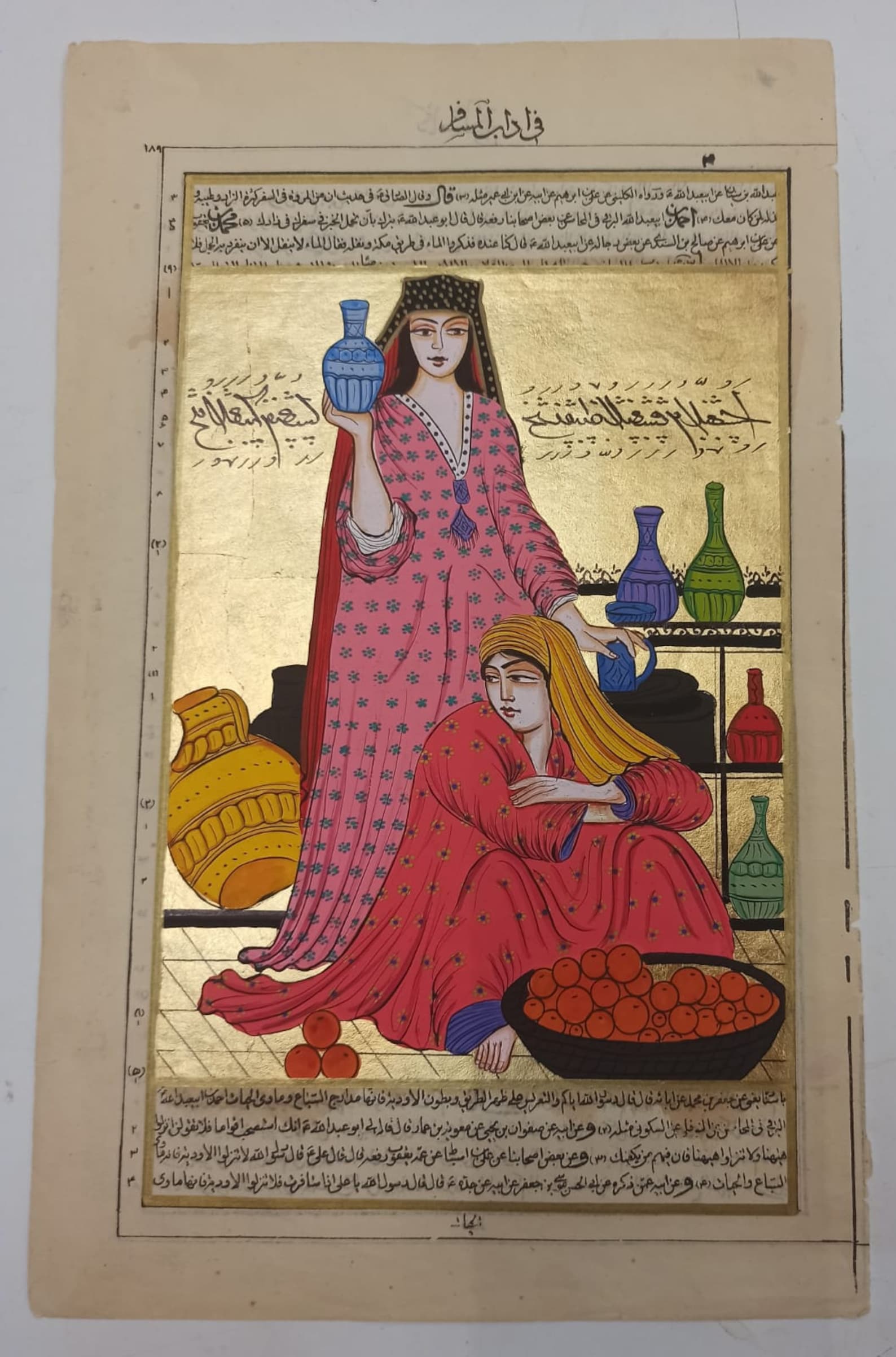 Original Ottoman Turkish Miniature Painting Artminiature | Etsy