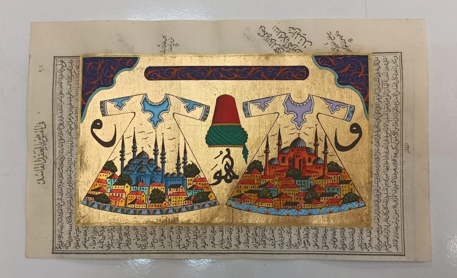 Original Ottoman Turkish Miniature Painting ArtMiniature | Etsy