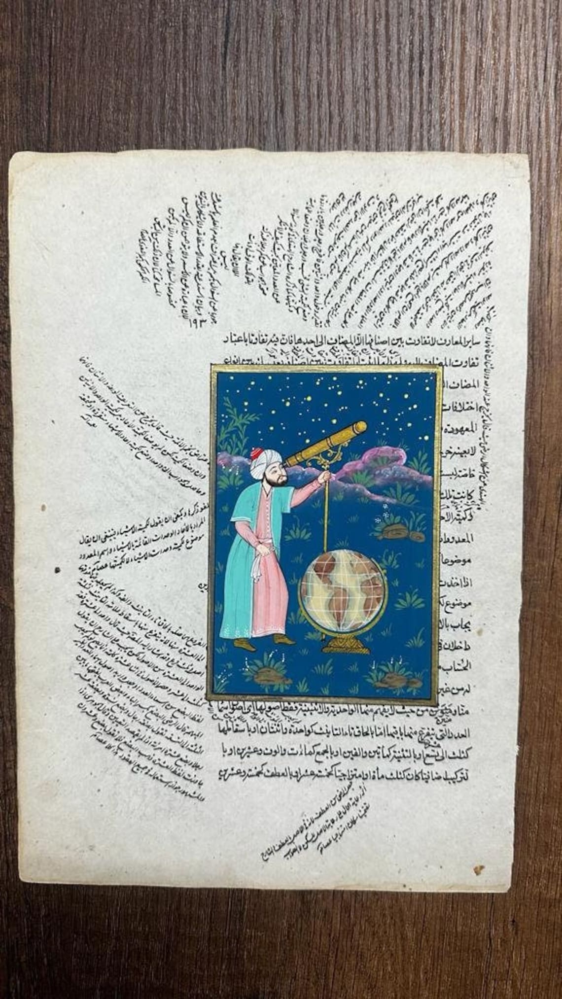 Original Ottoman Turkish Miniature Painting Art,miniature Painting on ...