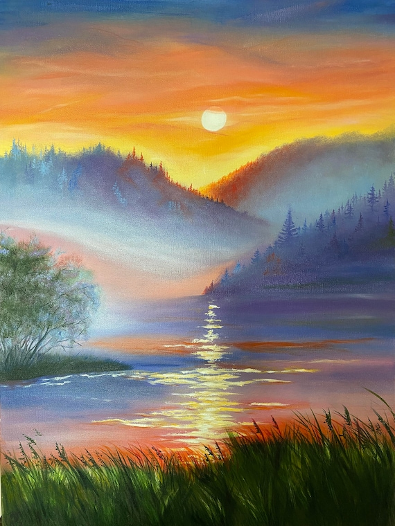 Beautiful Scenery Oil Paintings Beautiful Scenery Wall Painting