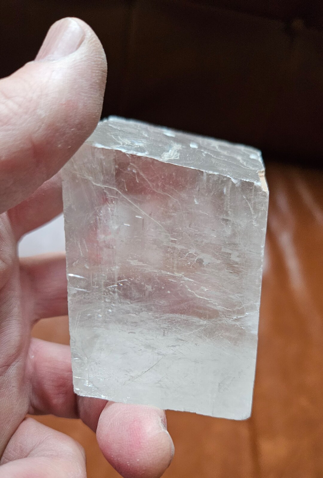 Optical Calcite Iceland Spar Huge Example 0.66 Lbs Brazil - Etsy Canada