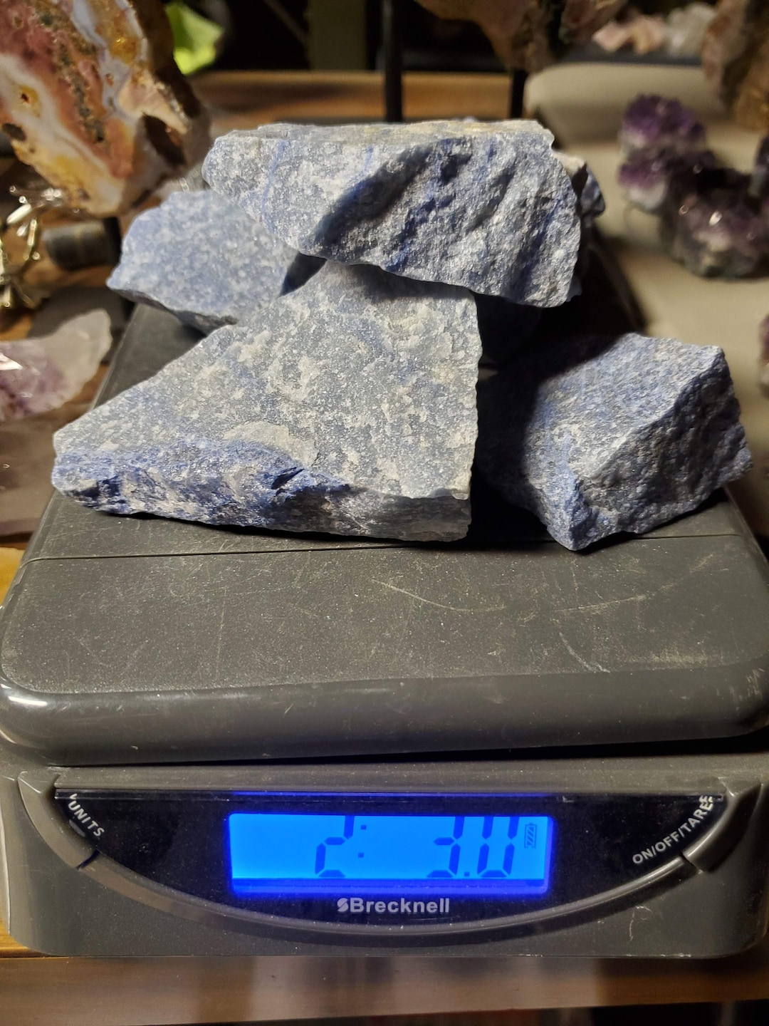 Rough Raw Blue Quartz 2.2 Lb Lot Brazil - Etsy