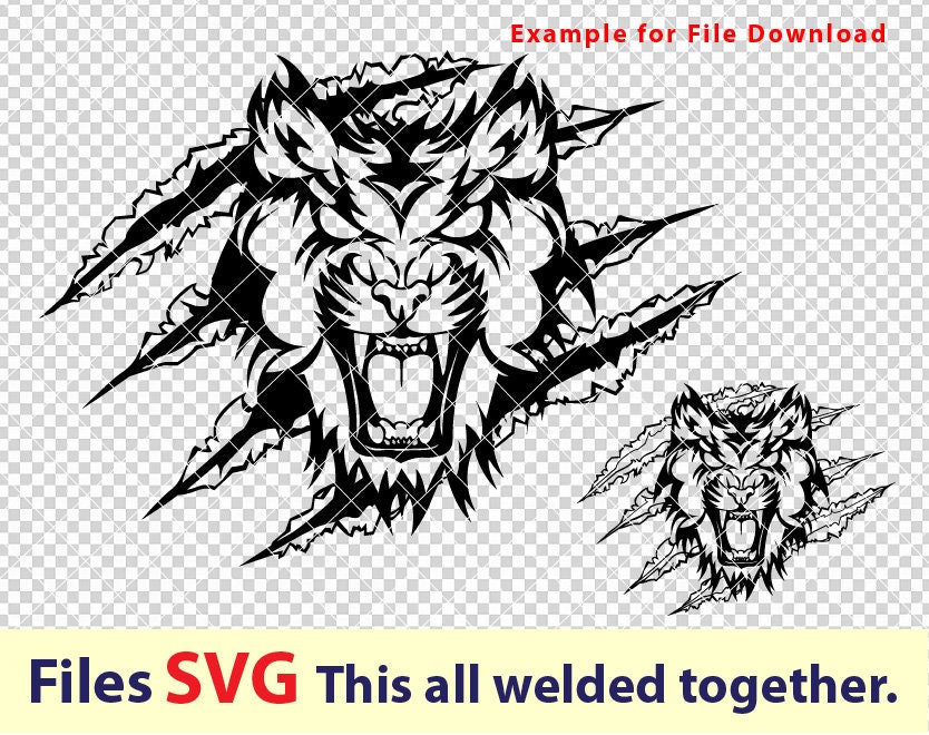 Wolf Claws Scratch Svg Howling Wolf Svg Wolf Head Svg - Etsy
