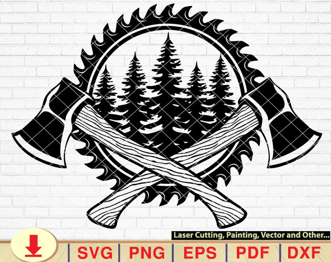Lumberjack Axe Svg Wood Cutter Svg Lumberjack Svg - Etsy