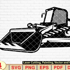 Loader Truck Svg Construction Vehicle Svgbulldozer - Etsy