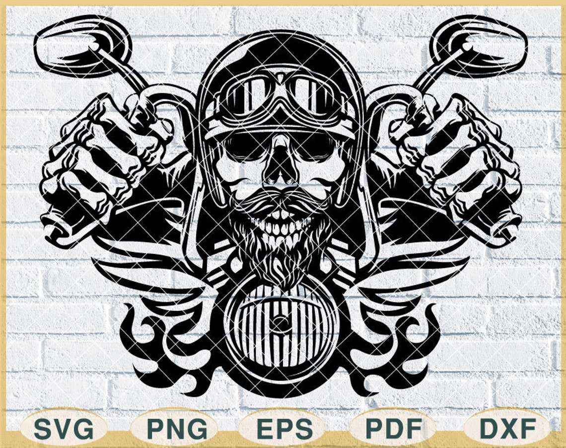 Motorcycle Rider Svg Motorcycle Svg Motorcycle Skull Svg - Etsy