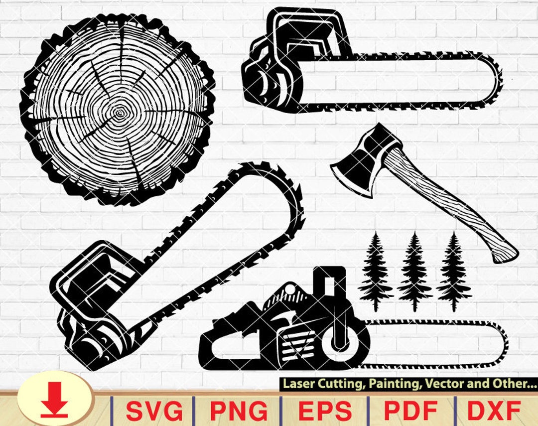 Tree Rings Svg, Tree Service Tools Svg,wood Saw Blade Svg,logger Svg ...