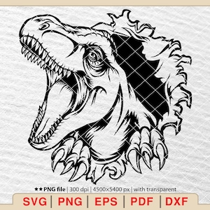 T-rex Scratch SVG, Dinosaur Svg, T Rex Svg, Tyrannosaurus Rex Svg, T ...