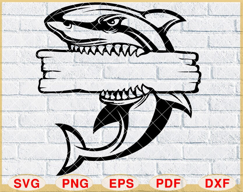 Shark in the Ocean Svg Shark Design Svg Shark Svg Shark - Etsy UK