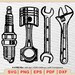Mechanic Tools SVG: Wrench, Spark Plug, Handyman Logo (digital Download ...