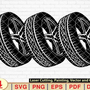 Tyre Wheels Svg Wheels Svg Tires Svg Tire Car Svg Car - Etsy