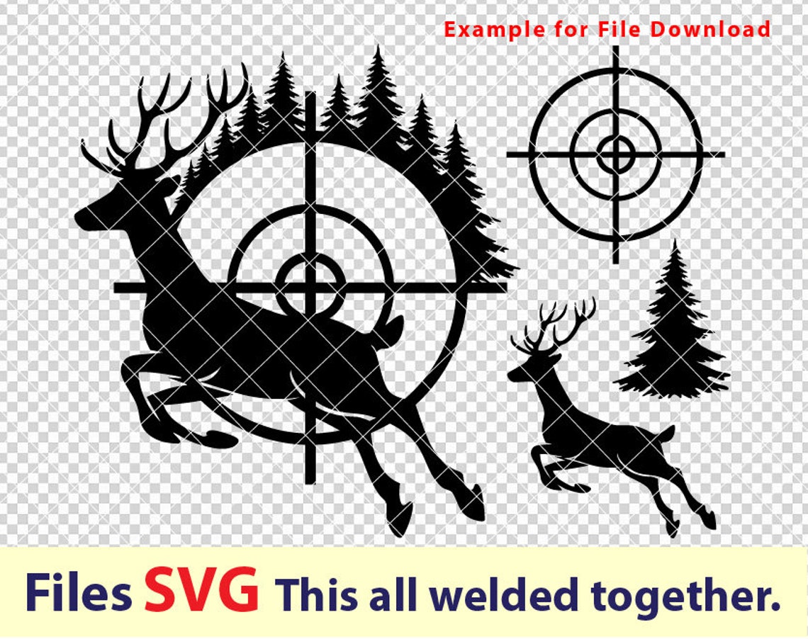Deer Hunter Svg Deer Antler Svg Deer Hunting Svg Outdoor - Etsy