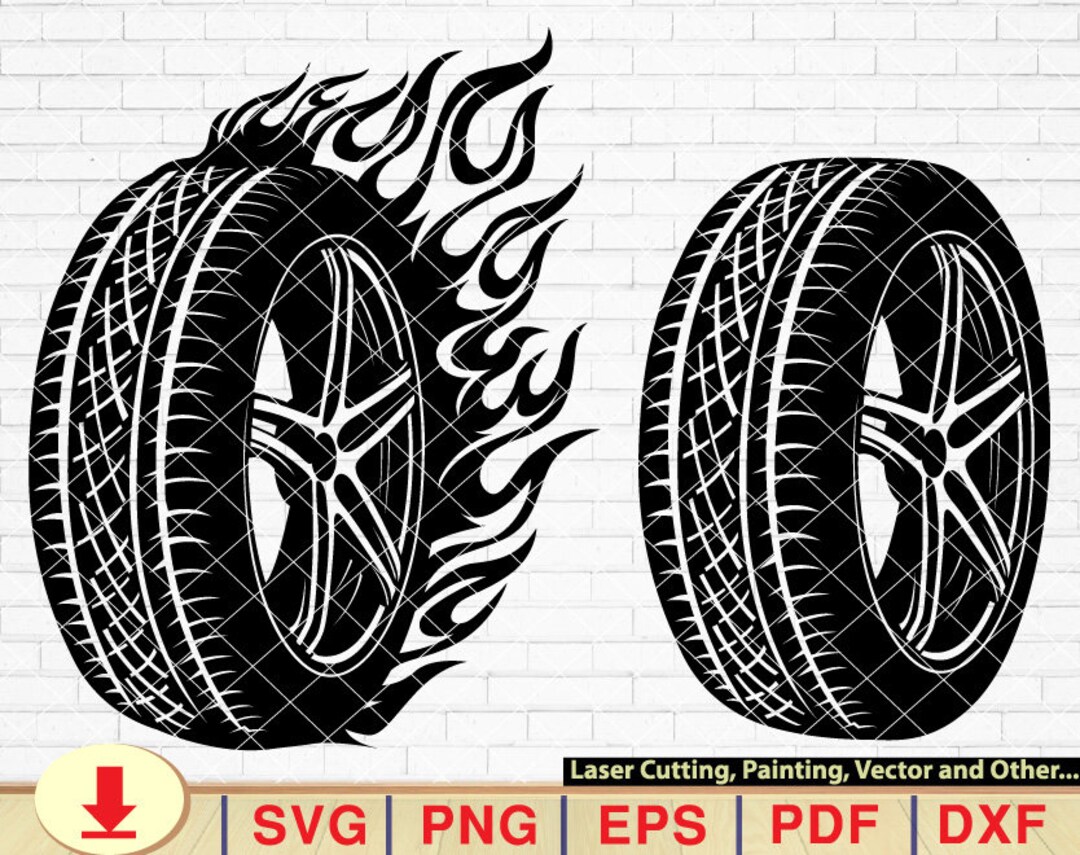Race Wheel Flames Svg Wheel Svg Wheel Fire Flame Svg Fire - Etsy