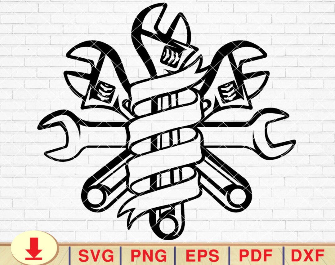 Repair Tools Svg Wrench Svg Mechanic Logo Handyman Logo - Etsy