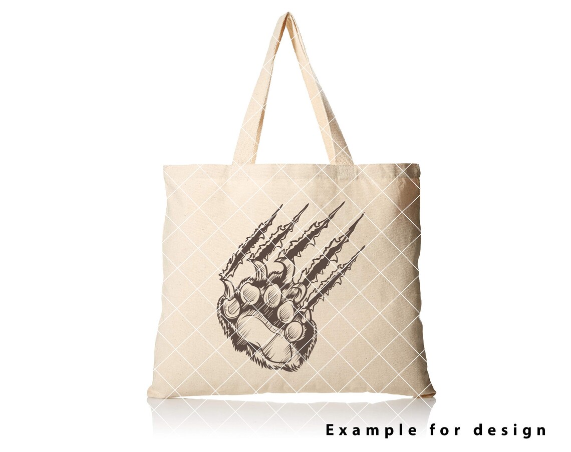 Bear Paw Scratch Claws SVG: Wild Animal Marks (digital Files) - Etsy