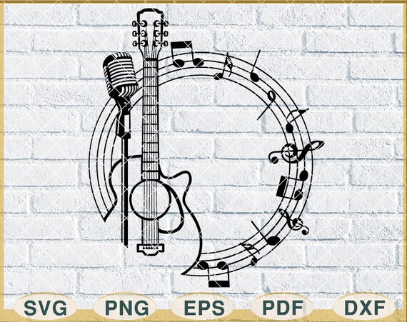 Music Svgmusic Note Svgmusical Svgmusic Symbol Svgrock - Etsy