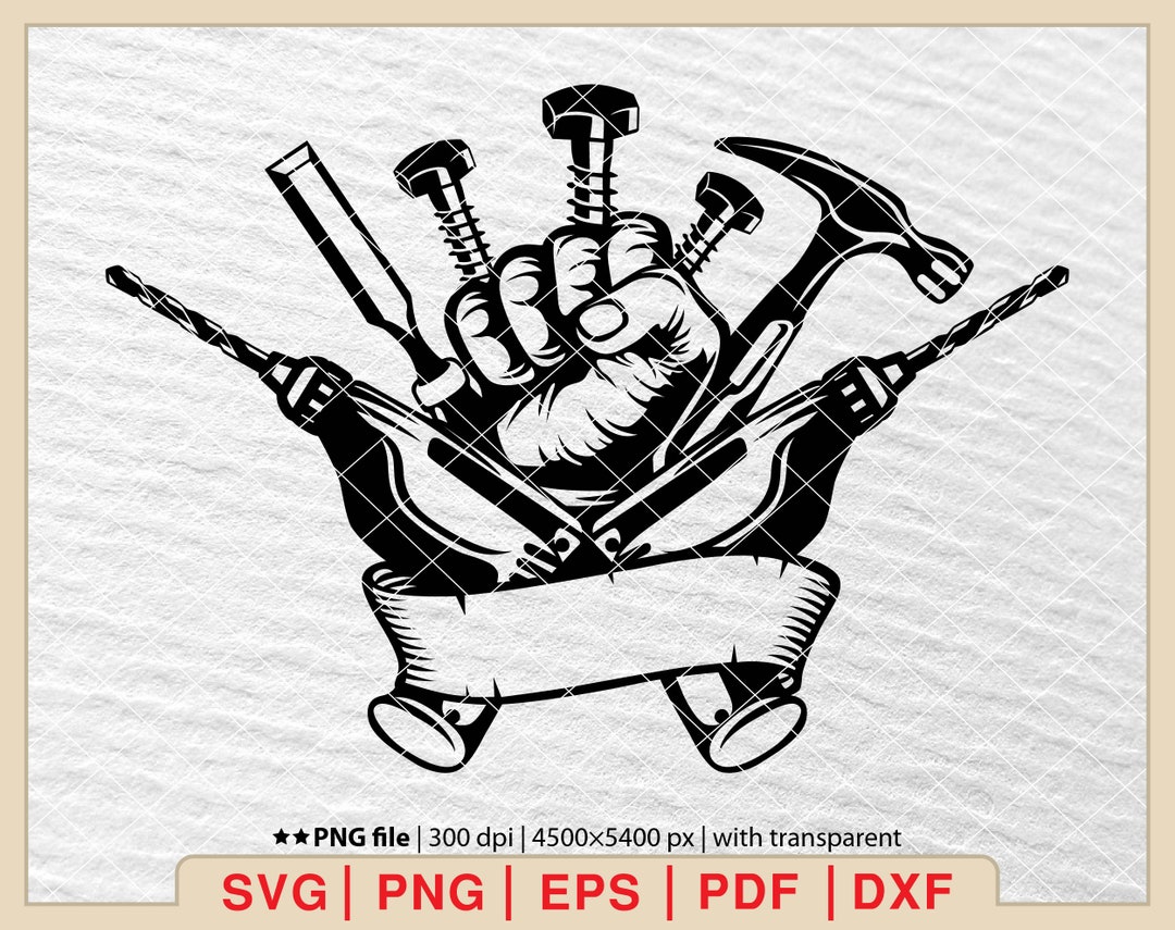 Repair Tools Svg, Carpenter Tools Svg, Drill Svg, Tools Svg, Mechanical ...