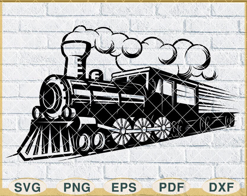 Train Svg Steam Engine Svg Vintage Train Svg Old Train Svg | Etsy