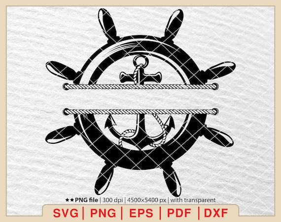 Split Anchor Silhouette