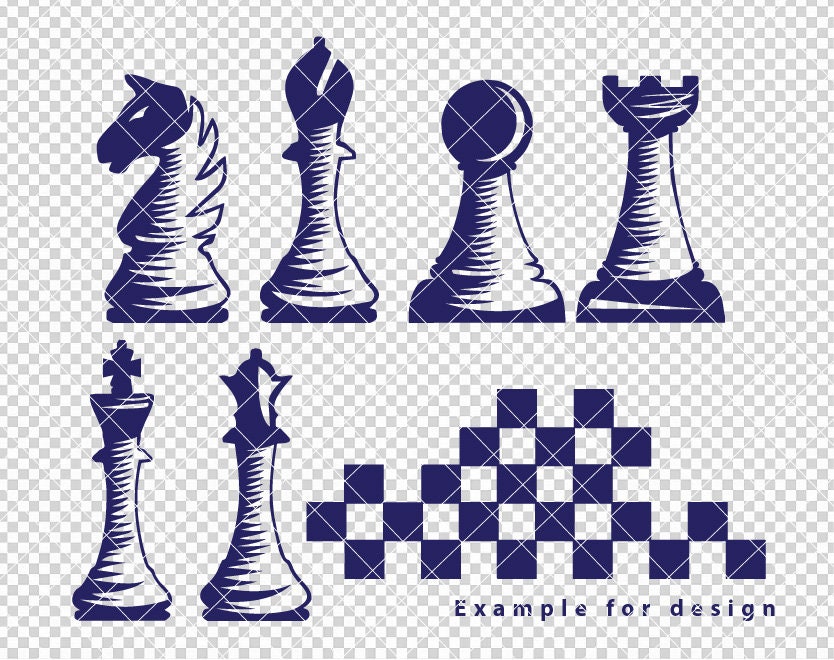 Chess Pieces Svg Chess Game Svg Chess Svg Chess Figures - Etsy UK