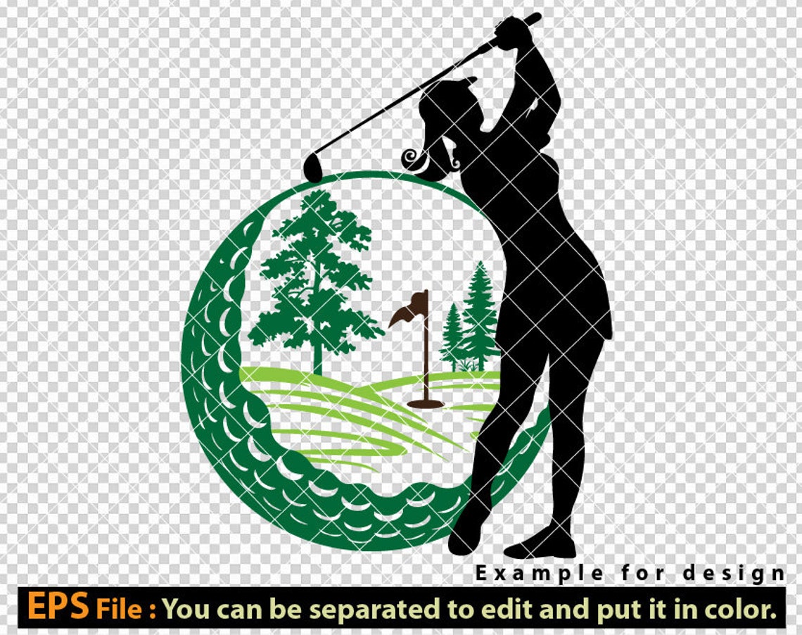 Golfing Svggolfer Svggolfing Designmale Golfer Svggolf - Etsy