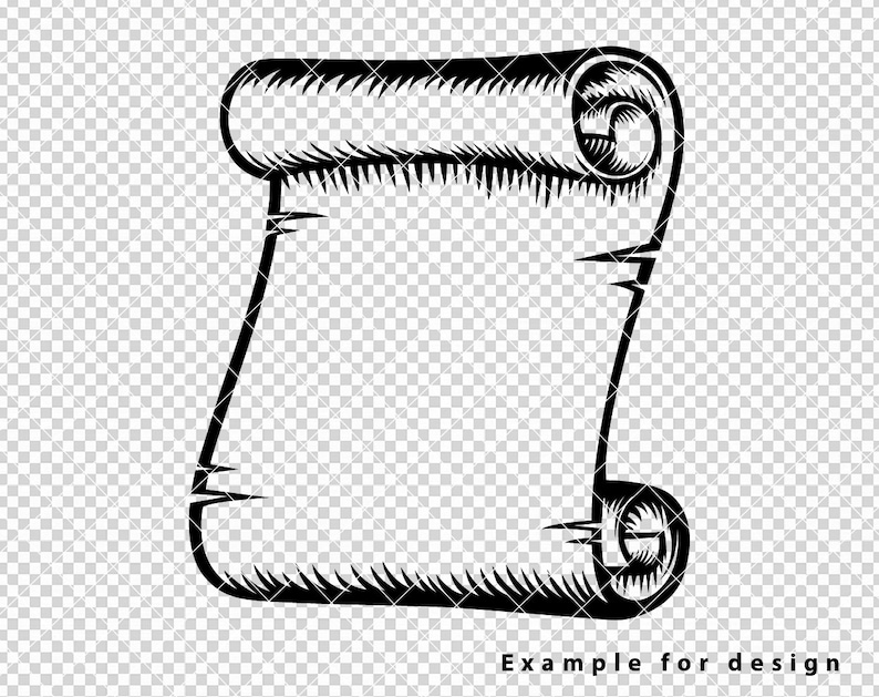 Scroll Paper SVG: Torn Banner, Parchment Papyrus (digital Files) - Etsy