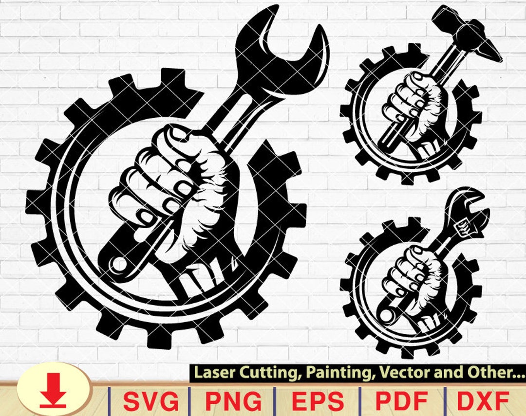 Repair Tools Svg Wrench Svg Repair Logo Handyman Logo - Etsy