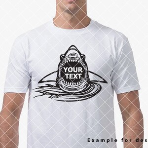 Shark in the Ocean Svg Shark Design Svg Shark Svg Shark - Etsy