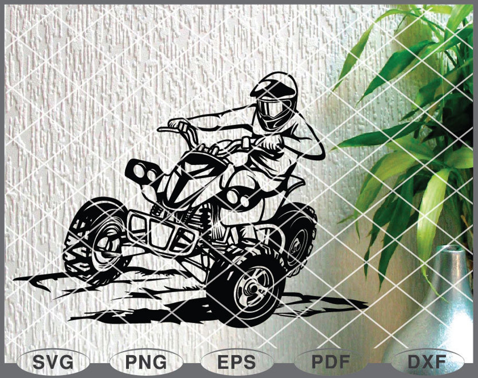 ATV Riding Svg Atv Quad Bike Svg 4 Wheeler Man Svg Quad - Etsy