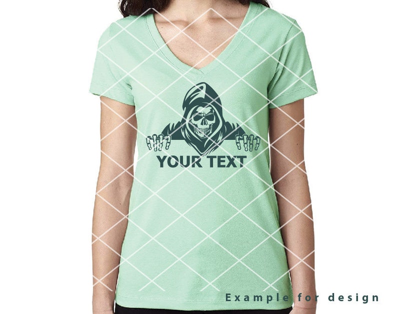 Skull Monogram Frame Svg Skull Svg Halloween Frame Svg - Etsy