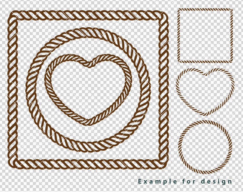Rope Frame SVG Frame Svg Rope Frame Border Svg Cowboy Frame - Etsy Hong ...