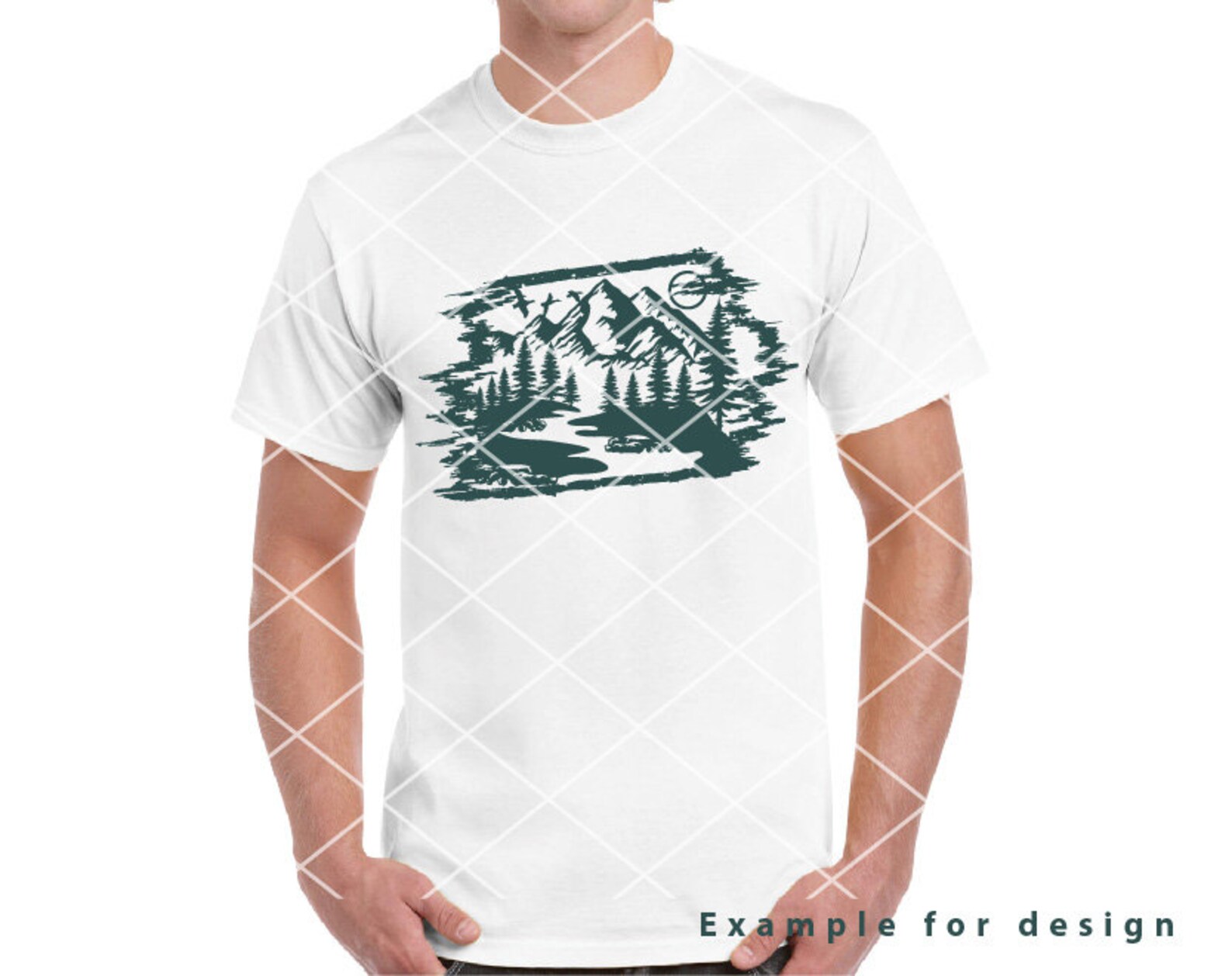 River Scene Svg River Svg Nature Scene Svg Lake Scene Svg - Etsy