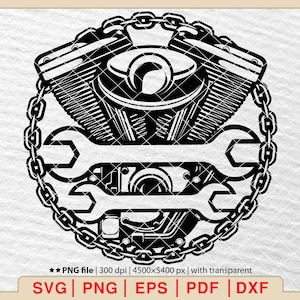 Repair Service Svg, Auto Engine Svg, Mechanic Svg, Repair Tools Svg ...