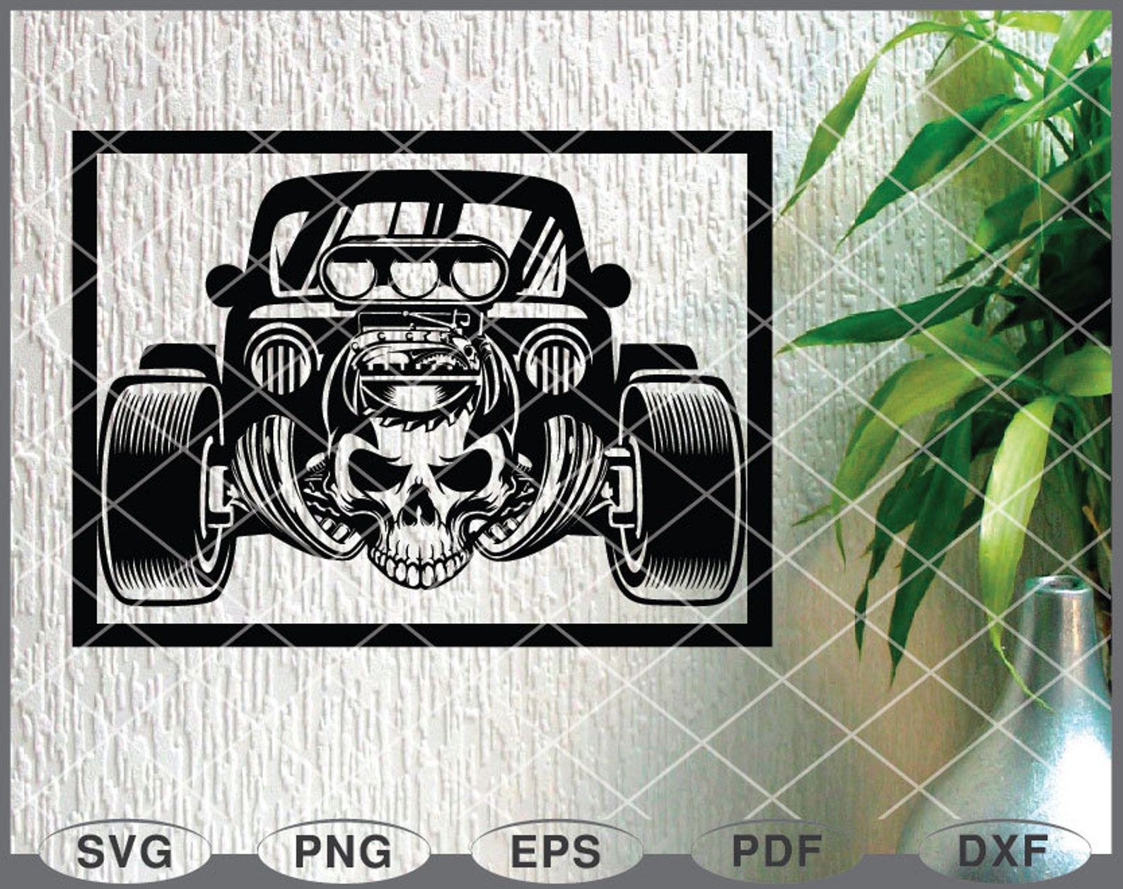 Hot Rod Skull Svg Classic Car Svg Hot Rod Car Svg Vintage - Etsy España