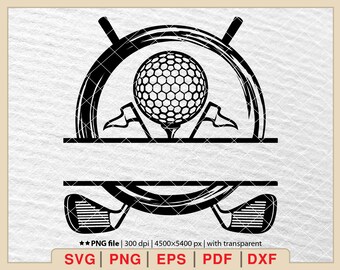 Golf SVG Bundle, Golfing SVG, Golf Name Frame Svg, Golf Ball Svg, Golf ...