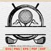 Golf Svg, Golf Name Frame Svg, Golf Ball Svg, Golf Clipart, Golf Cricut ...