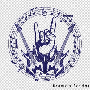 Rock Music Svg, Music Svg,music Note Svg,musical Svg,music Symbol Svg ...