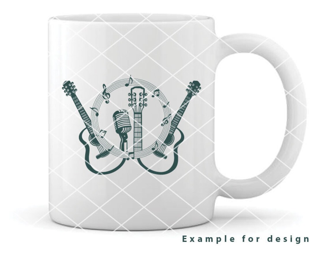 Guitar Music Note Svg Rock Music Svg Music Note Svg Rock - Etsy