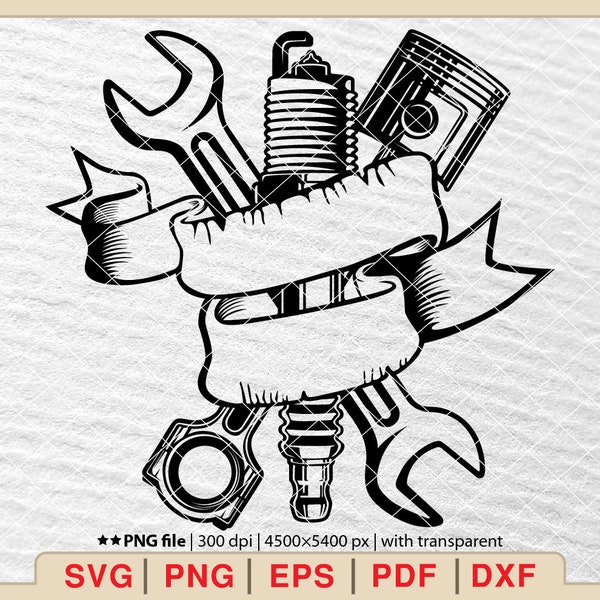 Mechanic Tools Svg - Etsy