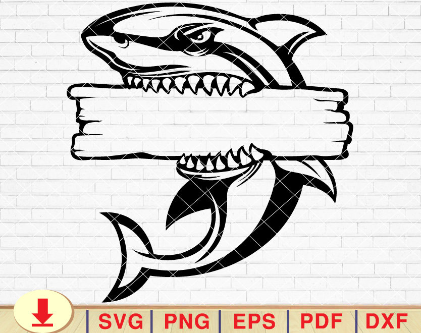 Shark in the Ocean Svg Shark Design Svg Shark Svg Shark - Etsy