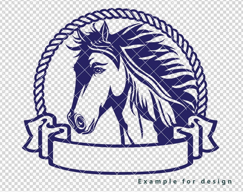 Horse Svghorse Monogram Svghorse Svg Bundlehorse Head - Etsy