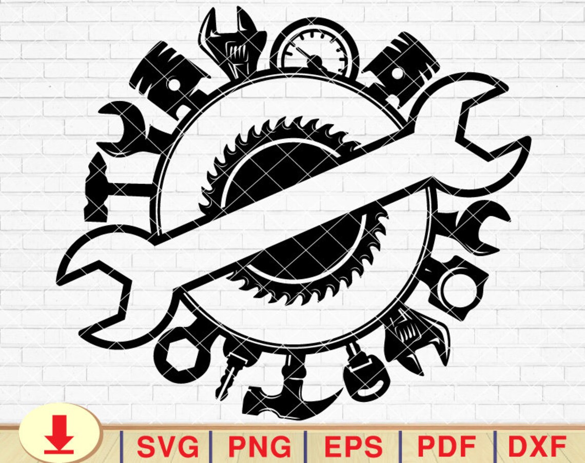 Repair Tools Svg Wrench Svg Mechanic Logo Handyman Logo - Etsy