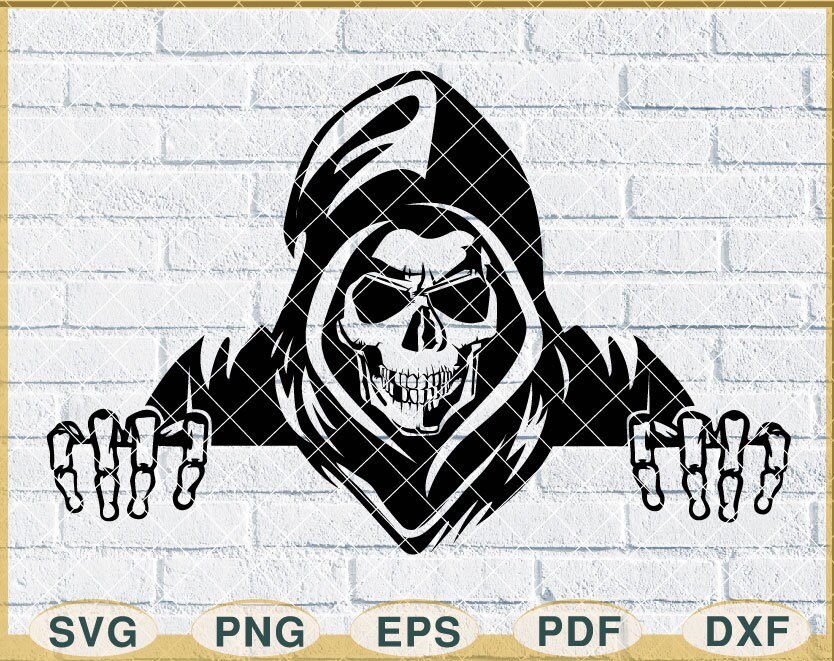Skull Monogram Frame Svg Skull Svg Halloween Frame Svg - Etsy Canada