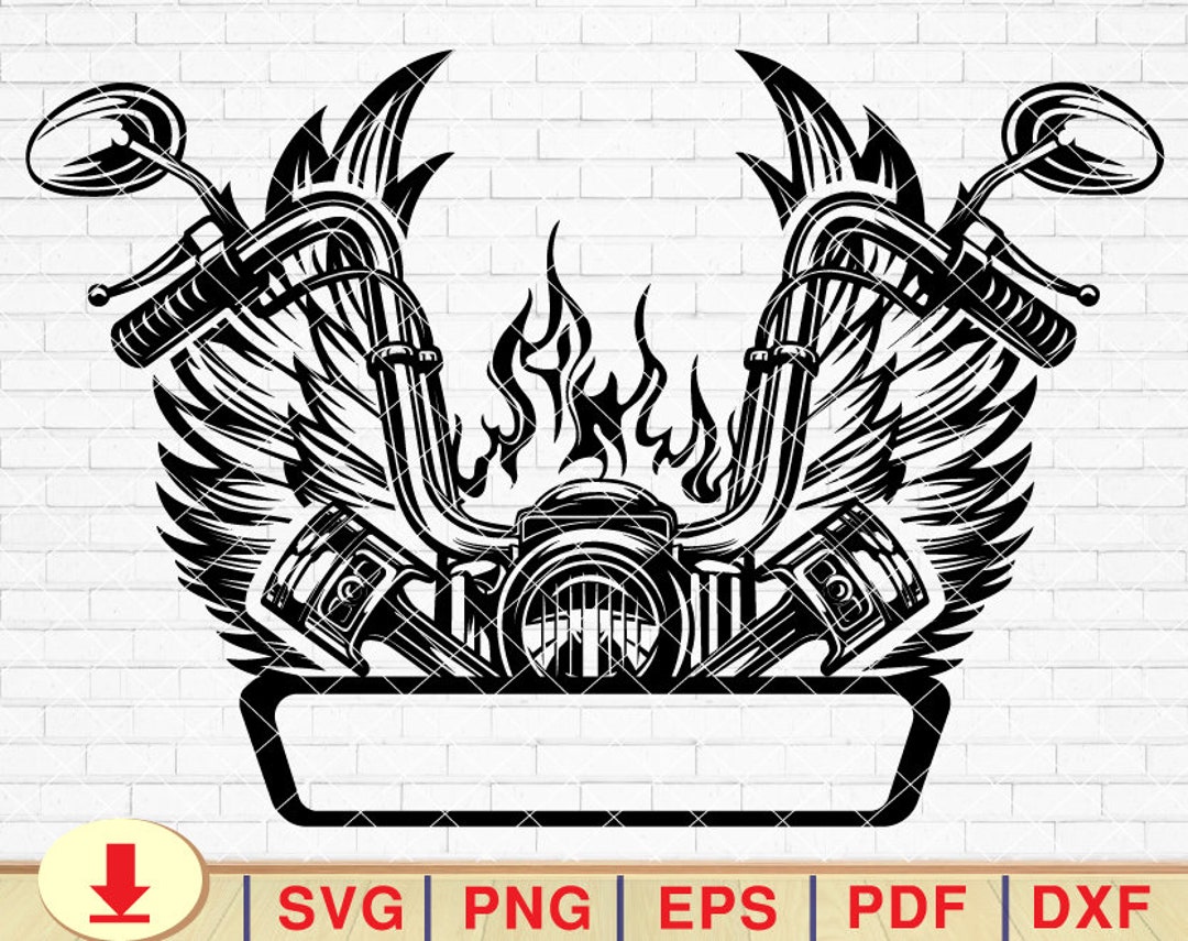 Motocicleta Svg Moto Svg Chopper Svg Cruiser Svg biker - Etsy México