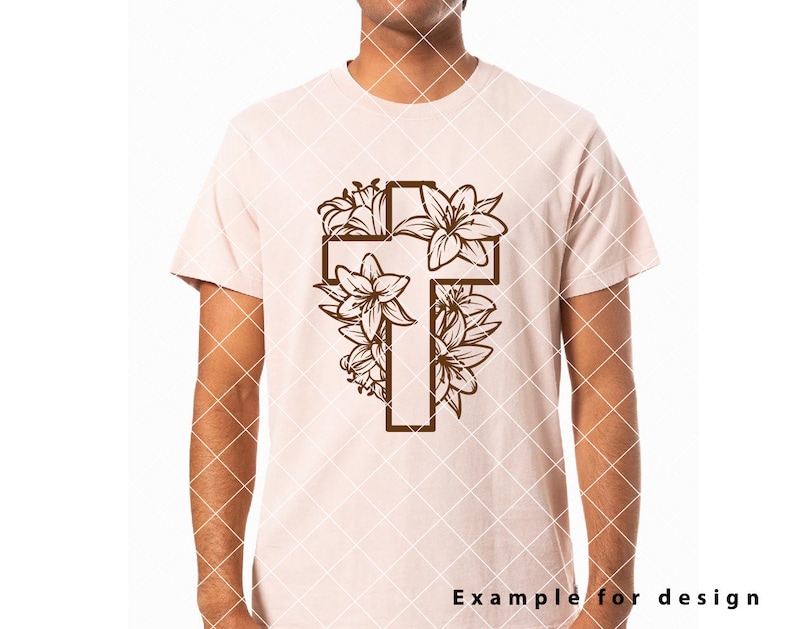 Floral Cross SVG: Christian Daisy Design (digital Download) - Etsy